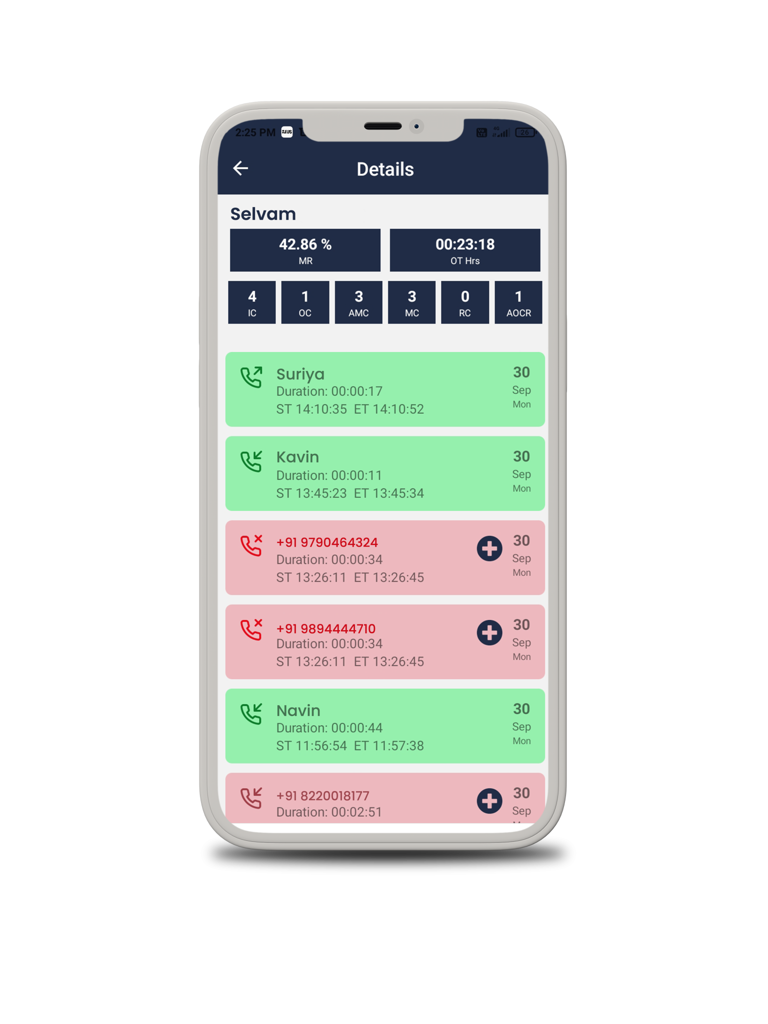 Zeus Call Tracker